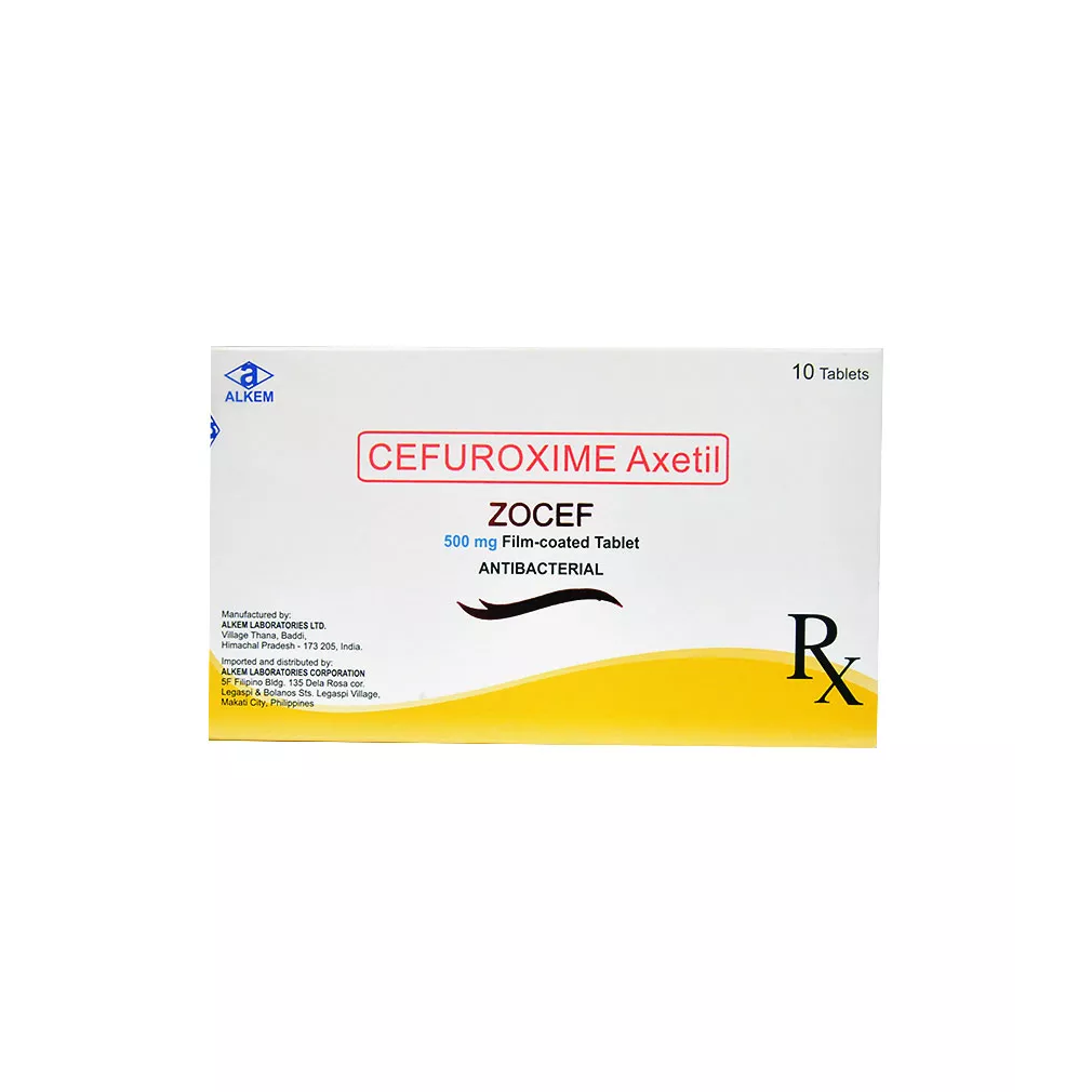 ZOCEF Cefuroxime Axetil 500mg Film-Coated Tablet 1's price in the ...
